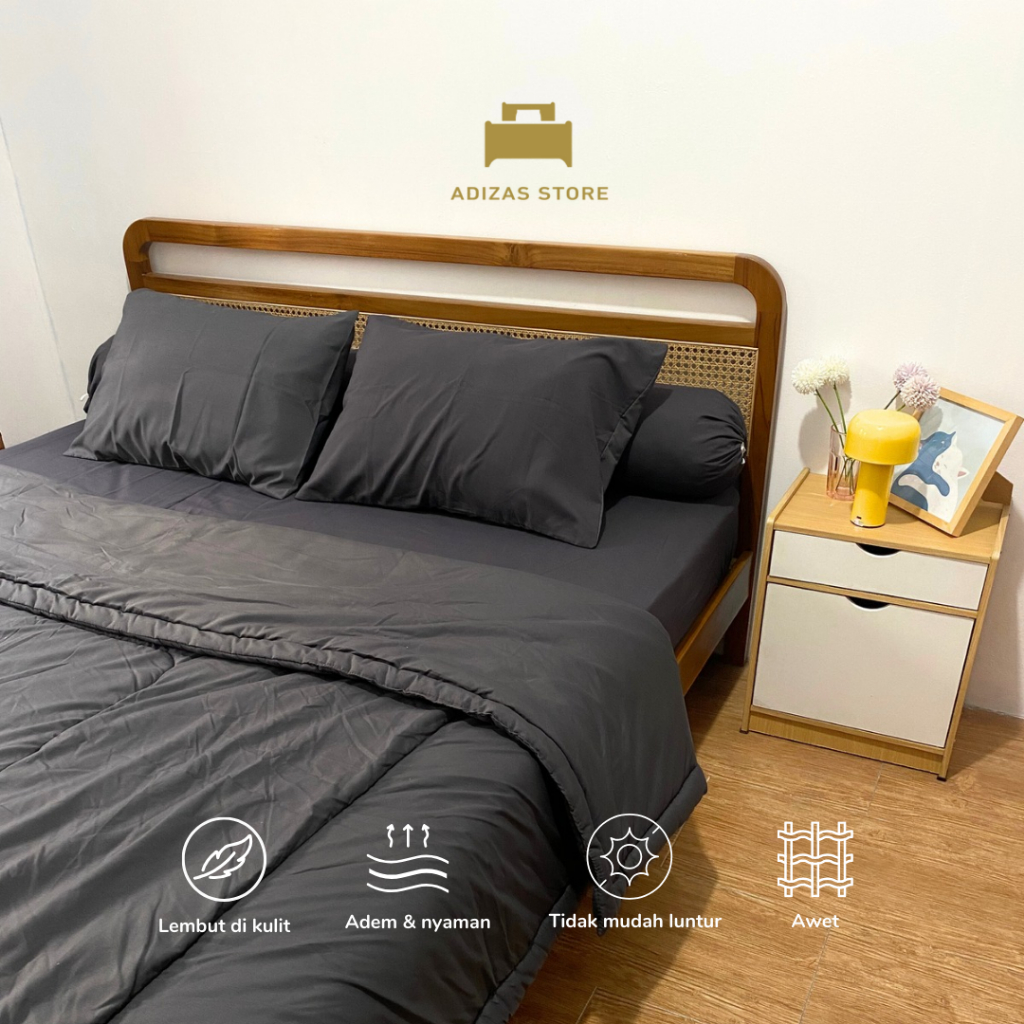 Jual Adizas Store - Bedcover Set 140x200x30 Minimalis | Shopee Indonesia