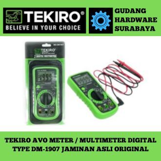 Jual tekiro avo meter / multimeter digital type DM-1907 jaminan asli ...