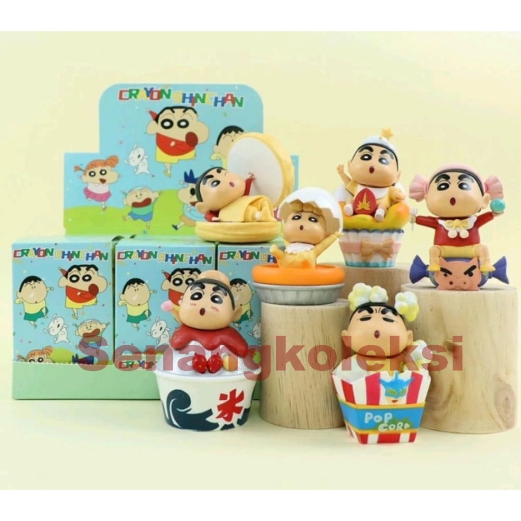 Jual Figure Crayon Shinchan Shin-chan Swimming set 6pcs | Shopee Indonesia