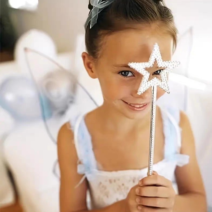 Jual Angel Wand Fairy Wand Tongkat Peri Tongkat Sihir Halloween Costume ...