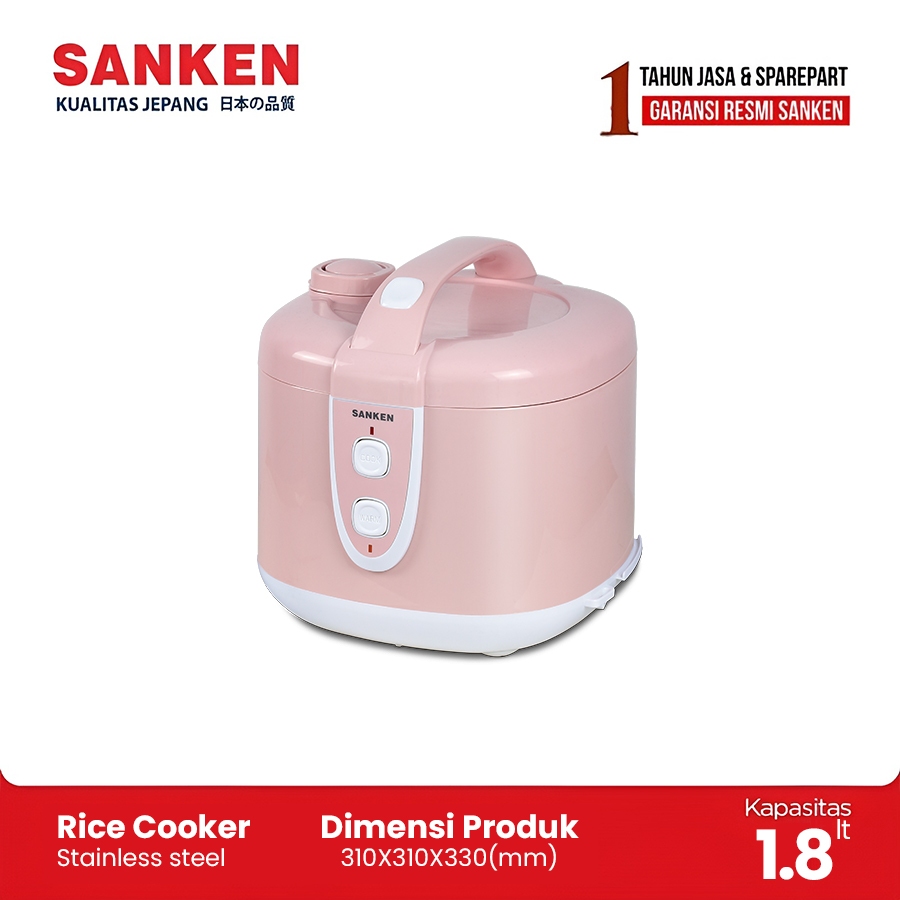 Jual Sanken Rice Cooker SJ-2828PK Magic Com 1.8 L Pink | Shopee Indonesia