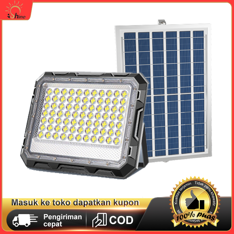 Jual 【Garansi 10 tahun】Lampu Tenaga Surya 1500W lampu sorot solar cell LED Lampu taman tenaga ...