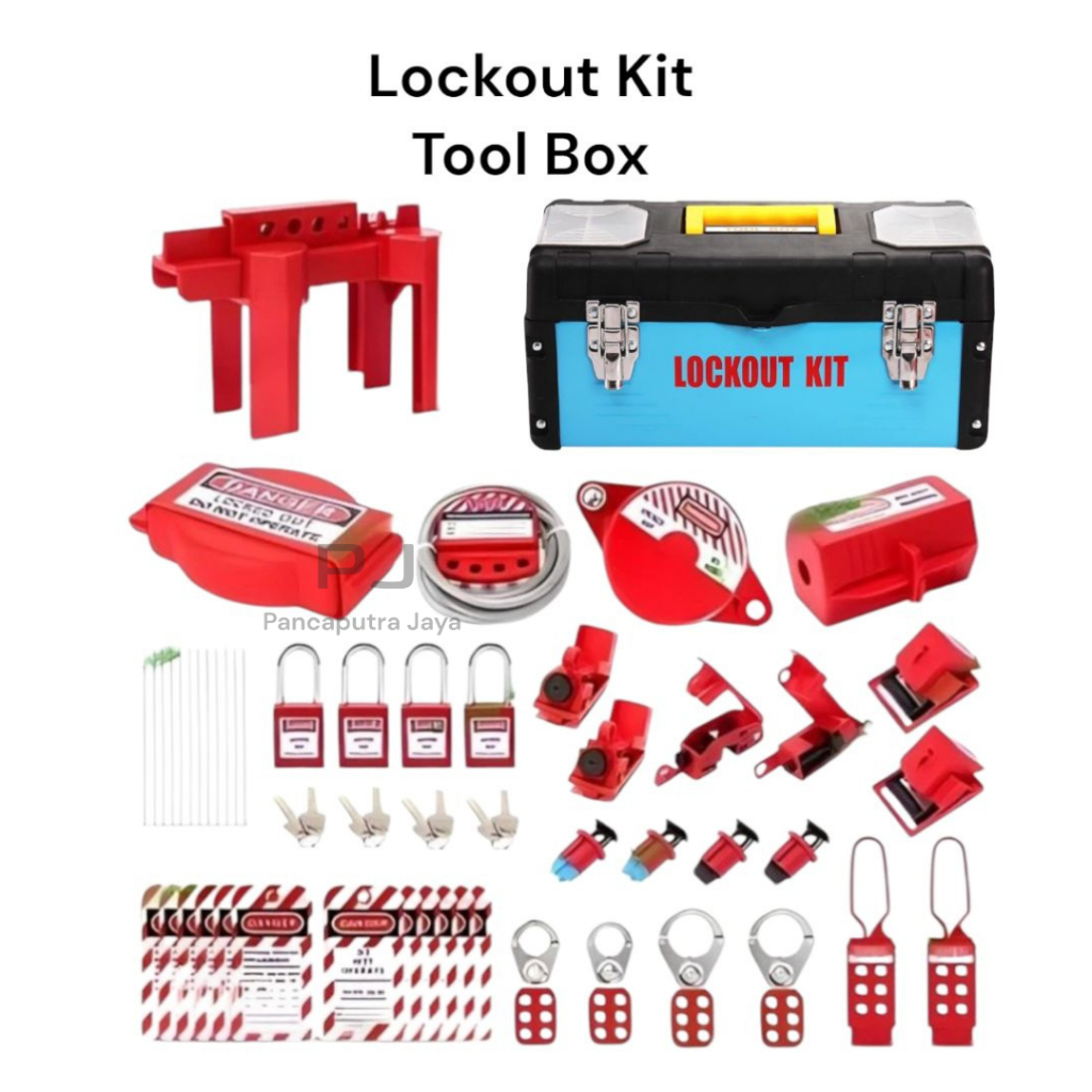 Jual LOTO Lockout Toolkit Box Set / Lockout Tagout Kit, Electrical ...