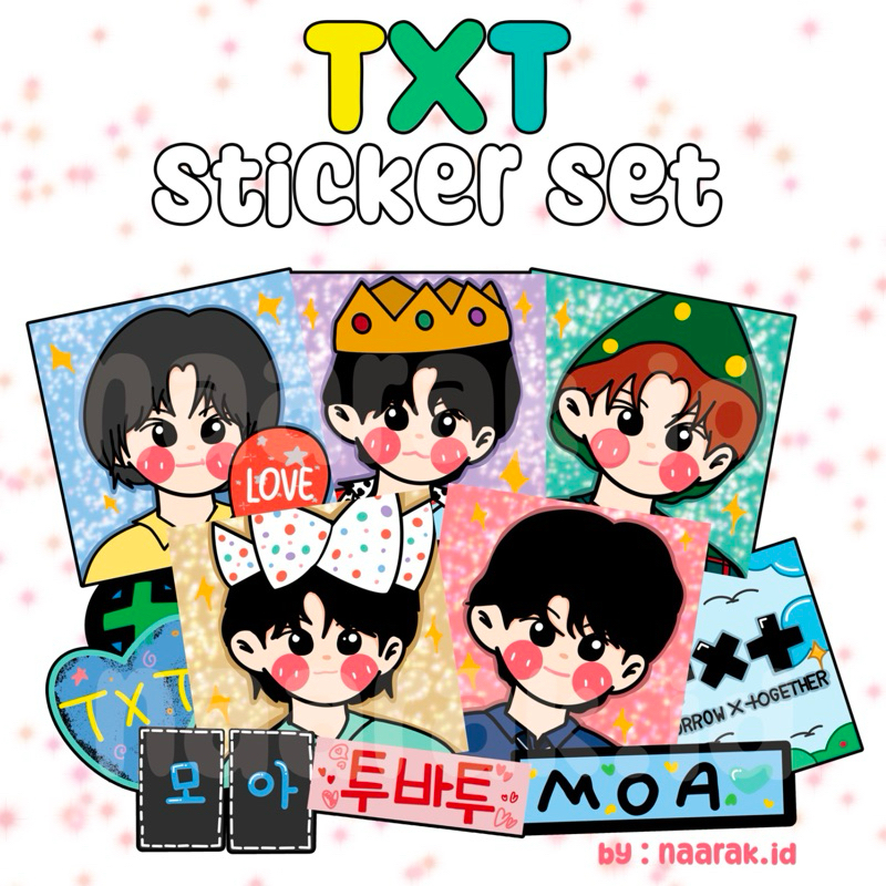 Jual TXT STICKER SET TOMORROW X TOGETHER STICKER SET | Shopee Indonesia