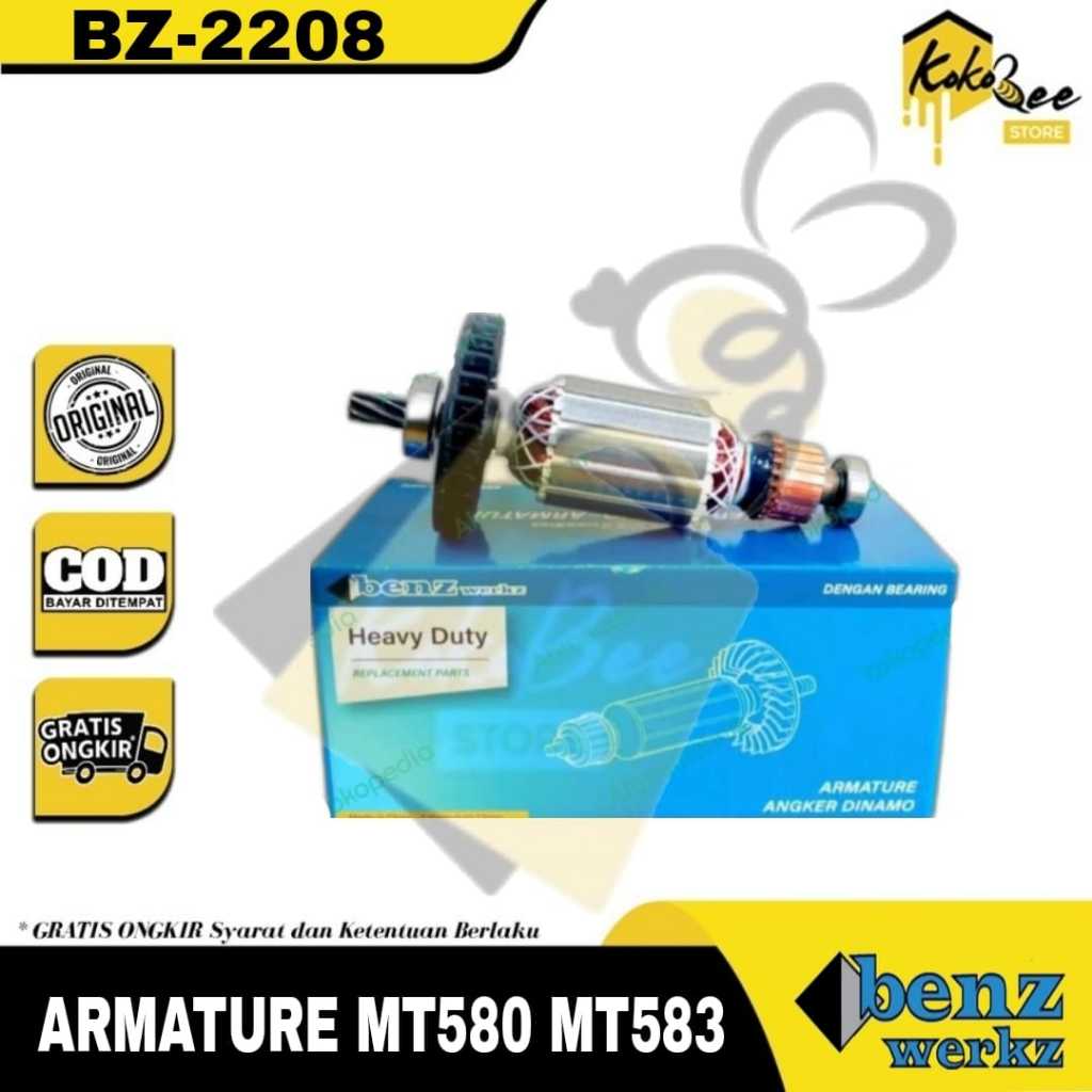 Jual BENZ WERKZ Armature Untuk MT 580 MT 583 Angker Dinamo Mesin Potong ...