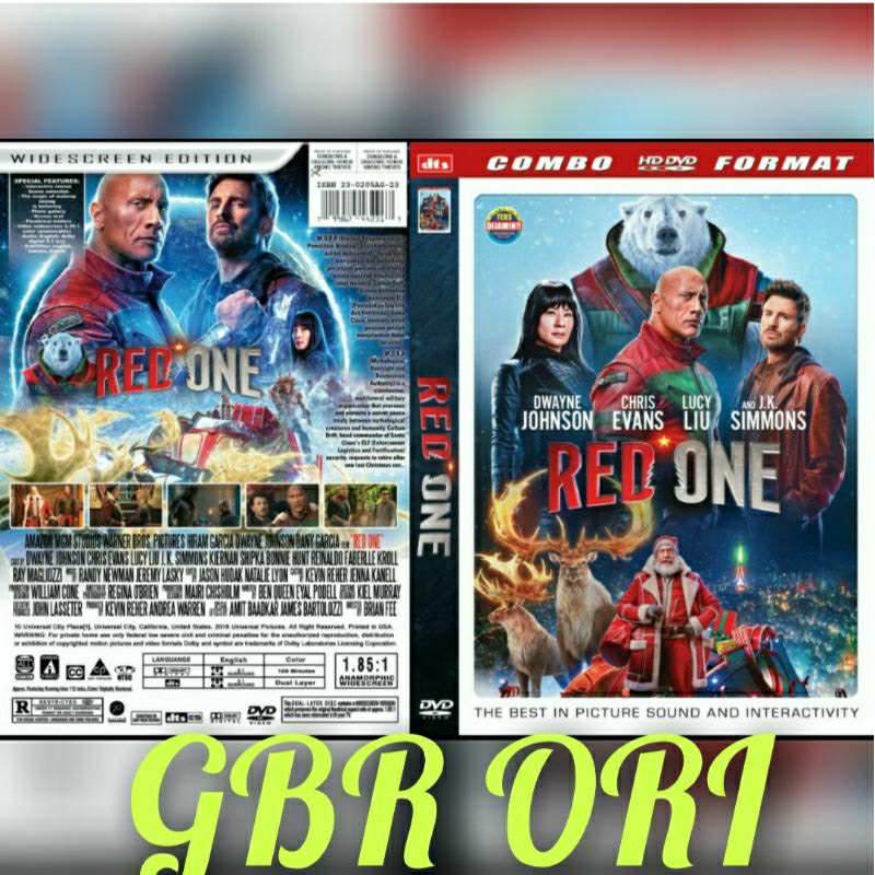 Jual DVD Red One GBR ORI 2024(Dwayne Johnson) | Shopee Indonesia