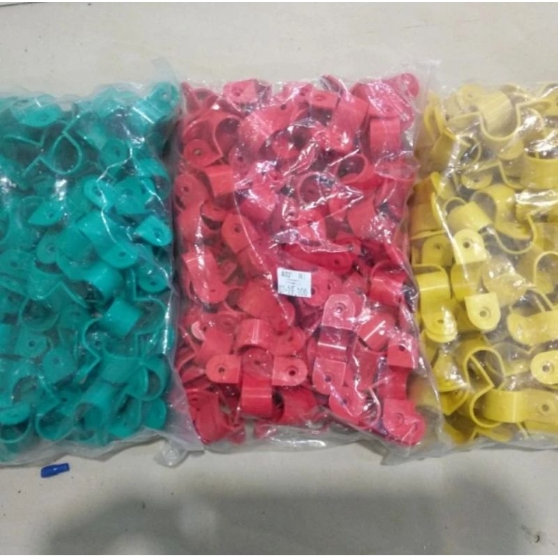 Jual BOSS Klem OMEGA 20mm Warna PIPA CONDUIT | Shopee Indonesia