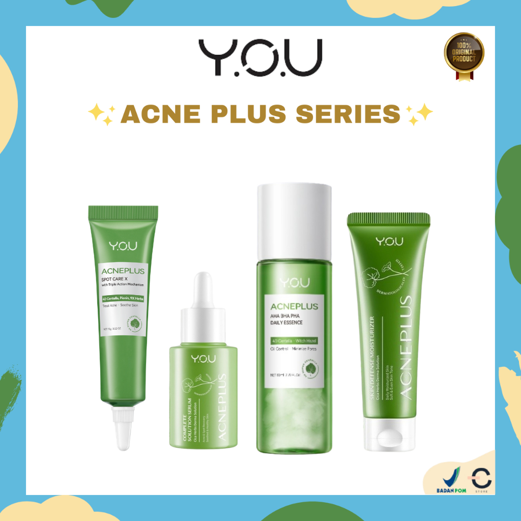 Jual [ORI BPOM] YOU Acne Plus Treatment with Niacinamide + 4D Centella ...