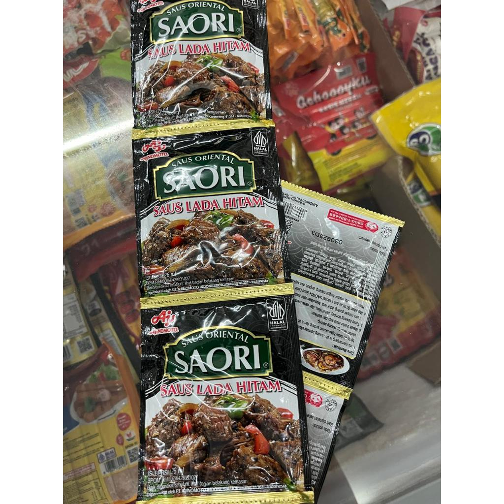 Jual SAORI SAOS LADA HITAM PACK ISI 26 GRAM | Shopee Indonesia