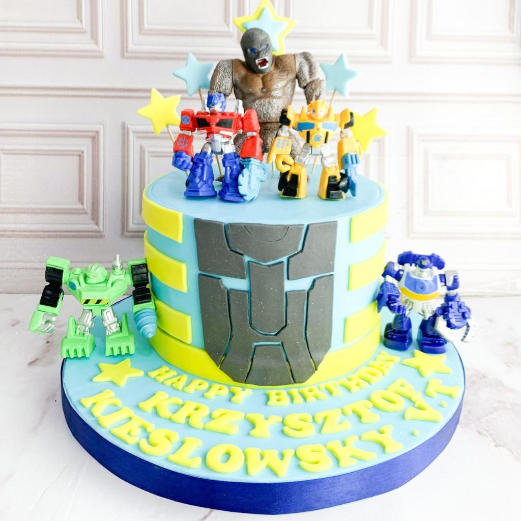 Jual Kue Ulang Tahun/Birthday Cake/Kue Ultah Tema Transformers/Kue ...