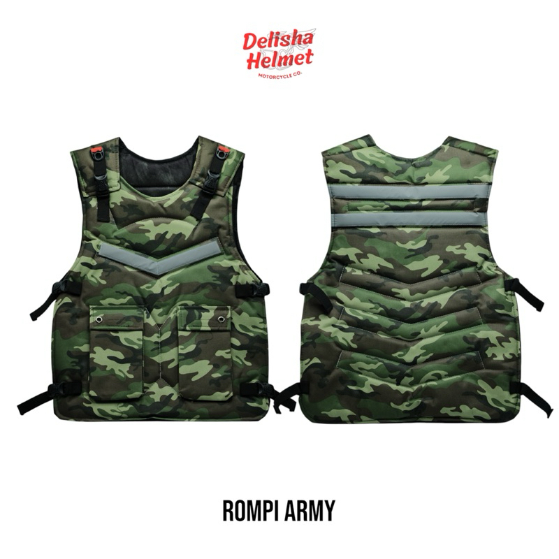 Jual ROMPI ARMY/ROMPI SLETING/TUTUP DADA | Shopee Indonesia
