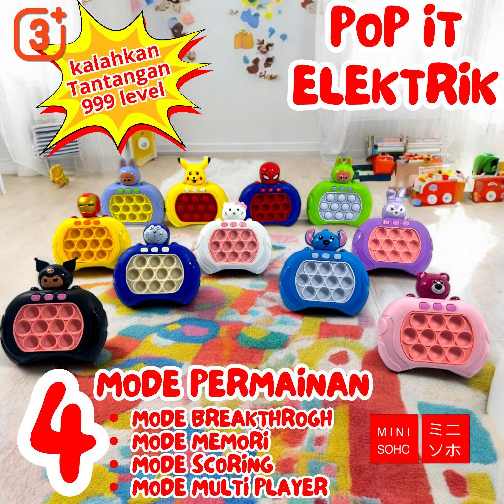 Jual Generasi 3 Terbaru Level 999 Pop It Push Bubble Game Elektronik Mainan Edukasi Anak Squishy ...