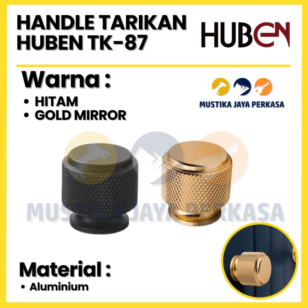 Jual Handle Huben Tarikan Knob TK-87 Alumunium | Shopee Indonesia