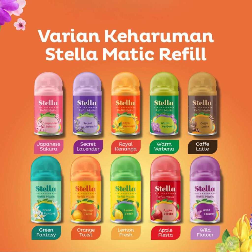 Jual Stella Air Freshener Matic Refill 160ml | Pengharum Ruangan ...
