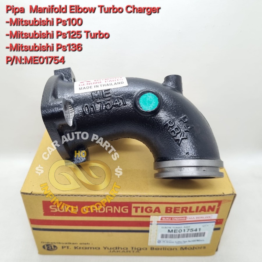 Jual PIPA MANIFOLD ELBOW LEHER TURBO CHARGER CANTER PS100 PS125 PS136 ...