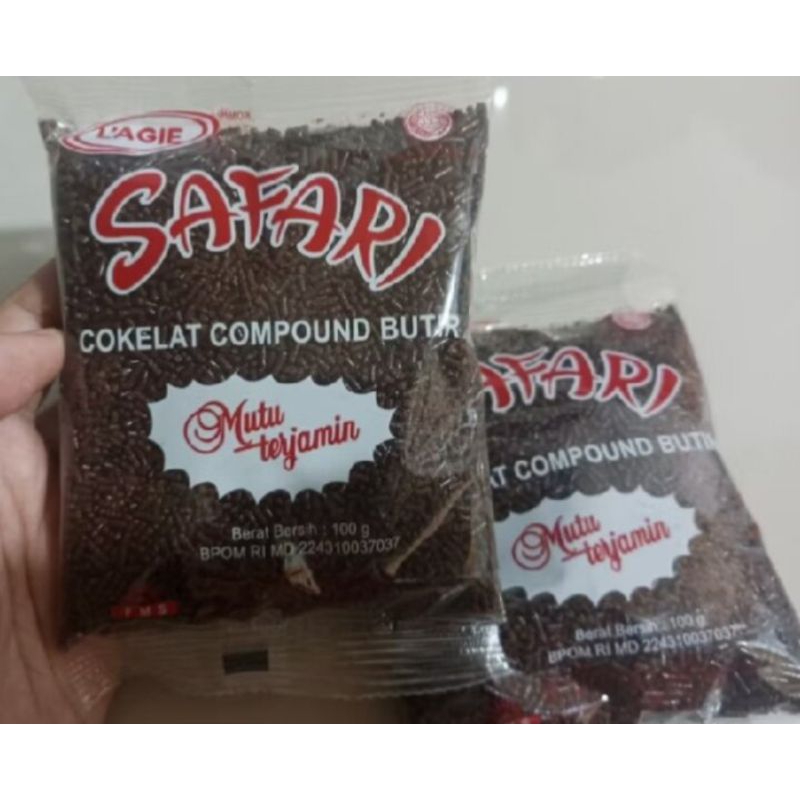 Jual meses mesis coklat butiran cokelat butir safari lagie 100 gr ...