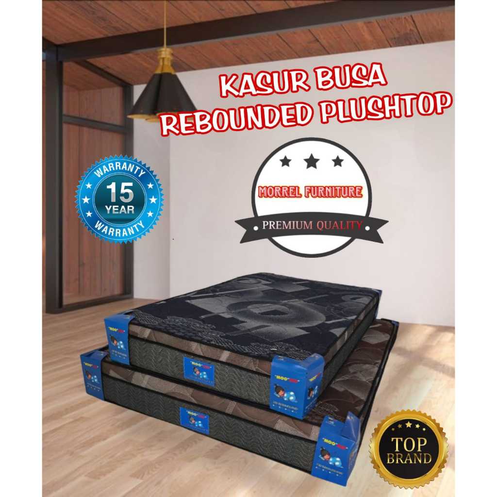 Jual KASUR BUSA REBONDED PLUSHTOP 30cm GARANSI 15 TAHUN | Shopee Indonesia