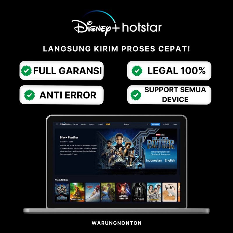 Jual DISNEYY+ HOTSTAR 1 BULAN LANGSUNG PROSES FULL GARANSI | Shopee ...