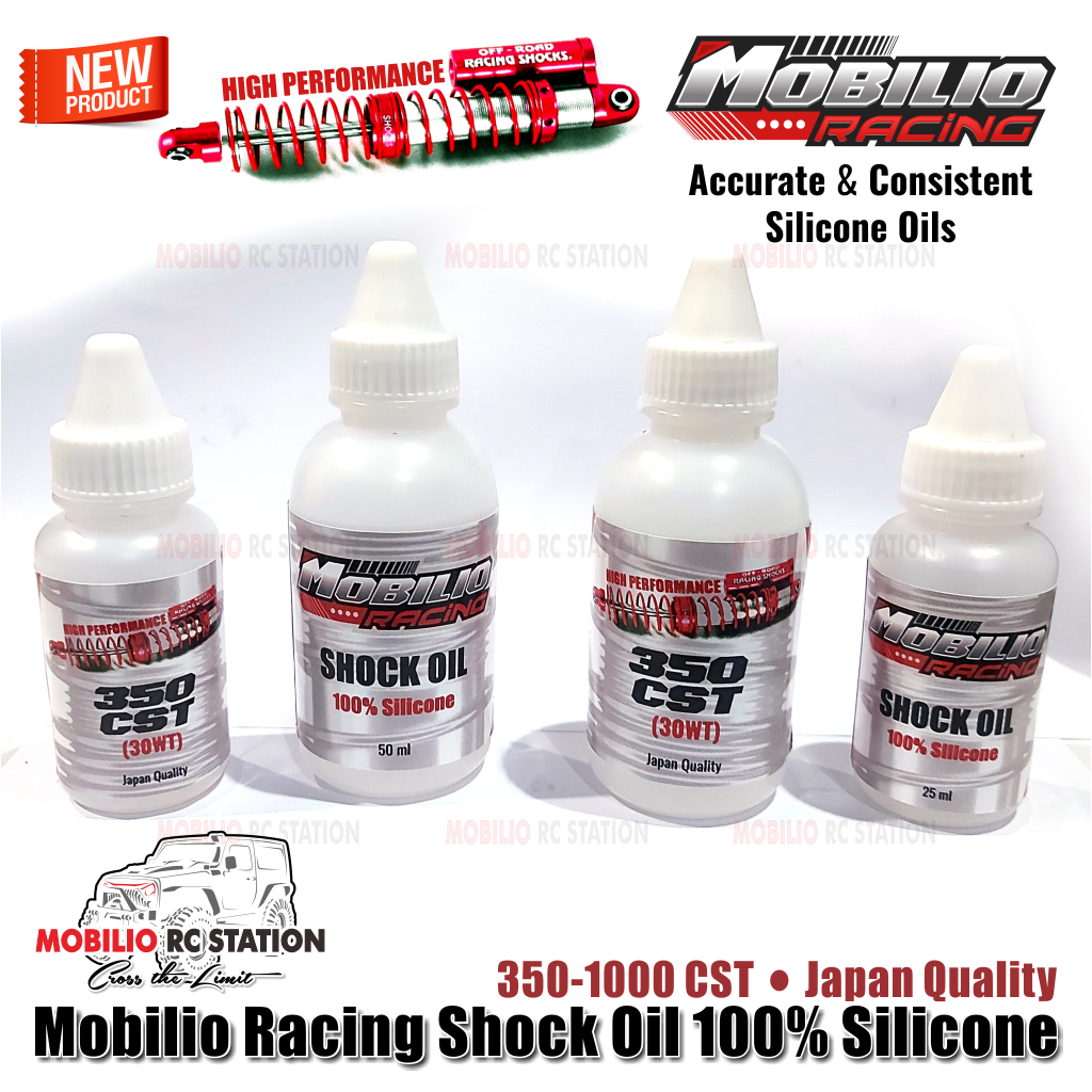 Jual Mobilio Racing Shock Oil RC 100% Silicone 350-1000 CST Japan ...