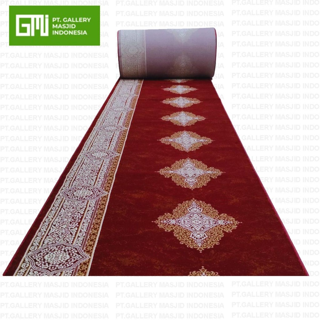 Jual PT. GMI - Karpet Masjid Tebal Empuk Warna Merah / Karpet Sholat ...