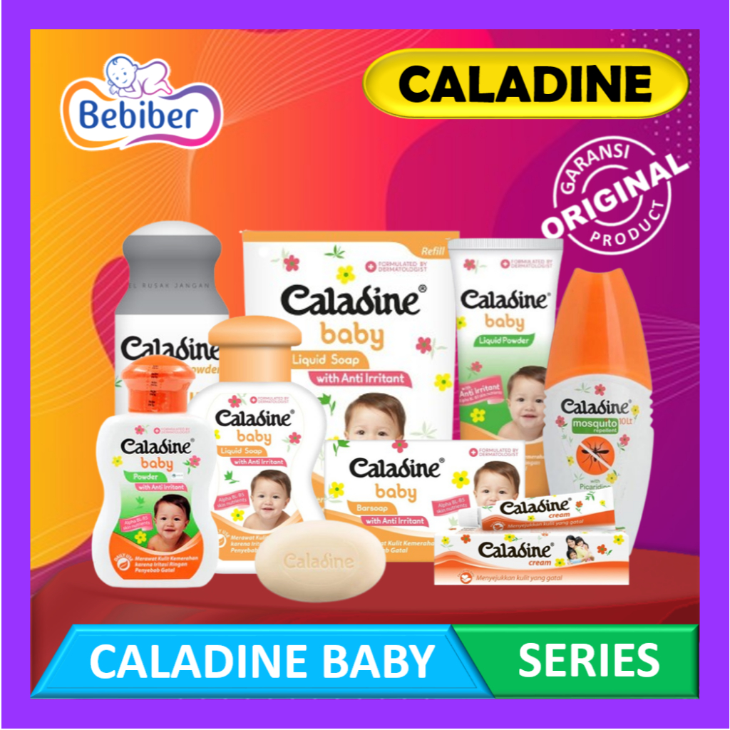 Jual Caladine Baby Series - Bar Soap - Liquid Soap Powder - Diaper Rash ...