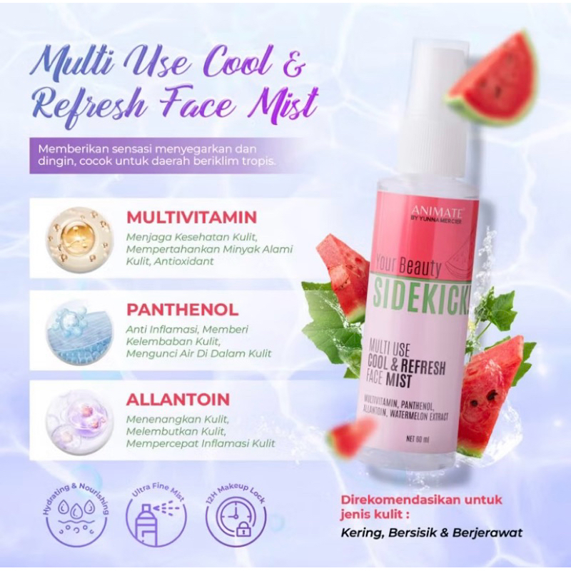 Jual [New] Animate Your Beauty Sidekick Multi Use Cool & Refresh Face ...