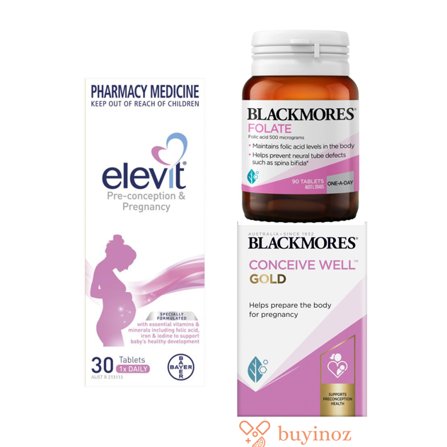 Jual Elevit Pre-conception & Pregnancy PRO MIL Multivitamin 30 tablets ...