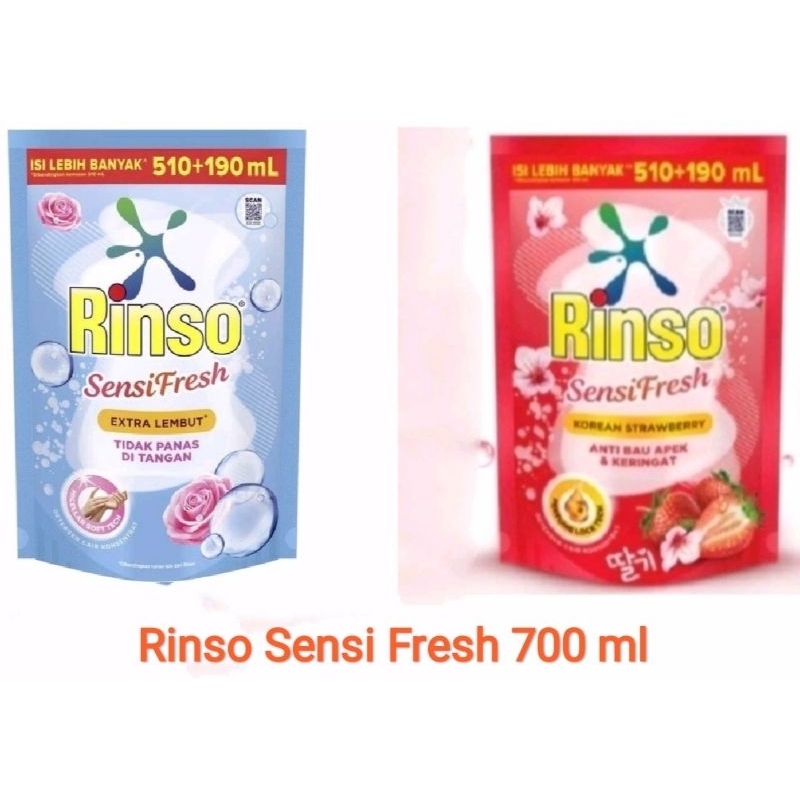 Jual Rinso Sensi Fresh Detergen Cair 700ml | Shopee Indonesia