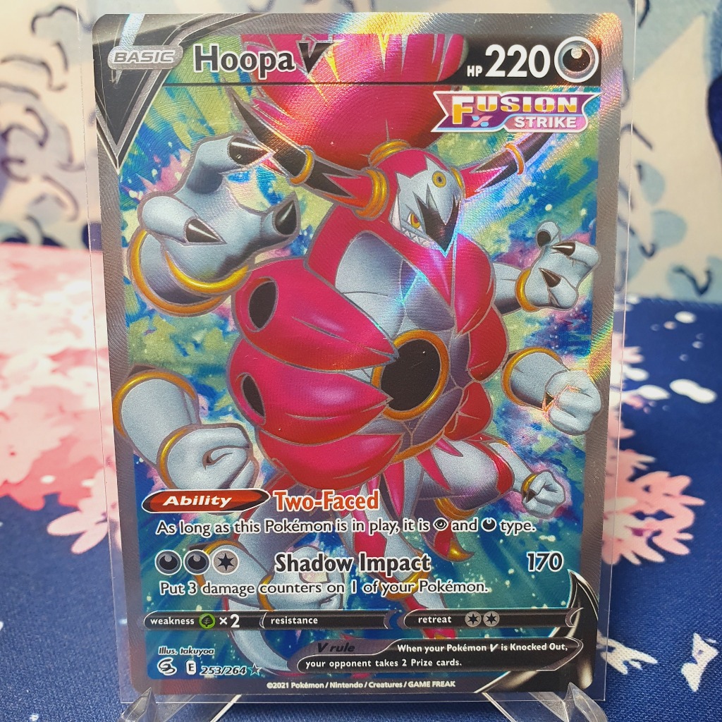 Jual Hoopa V Full Art Ultra Rare E 253/264 Pokemon TCG English Fusion ...