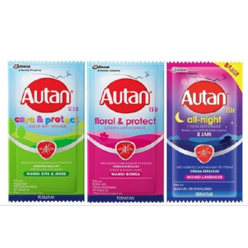 Jual Autan Sachet 6ml lotion anti nyamuk - 1 pc | Shopee Indonesia