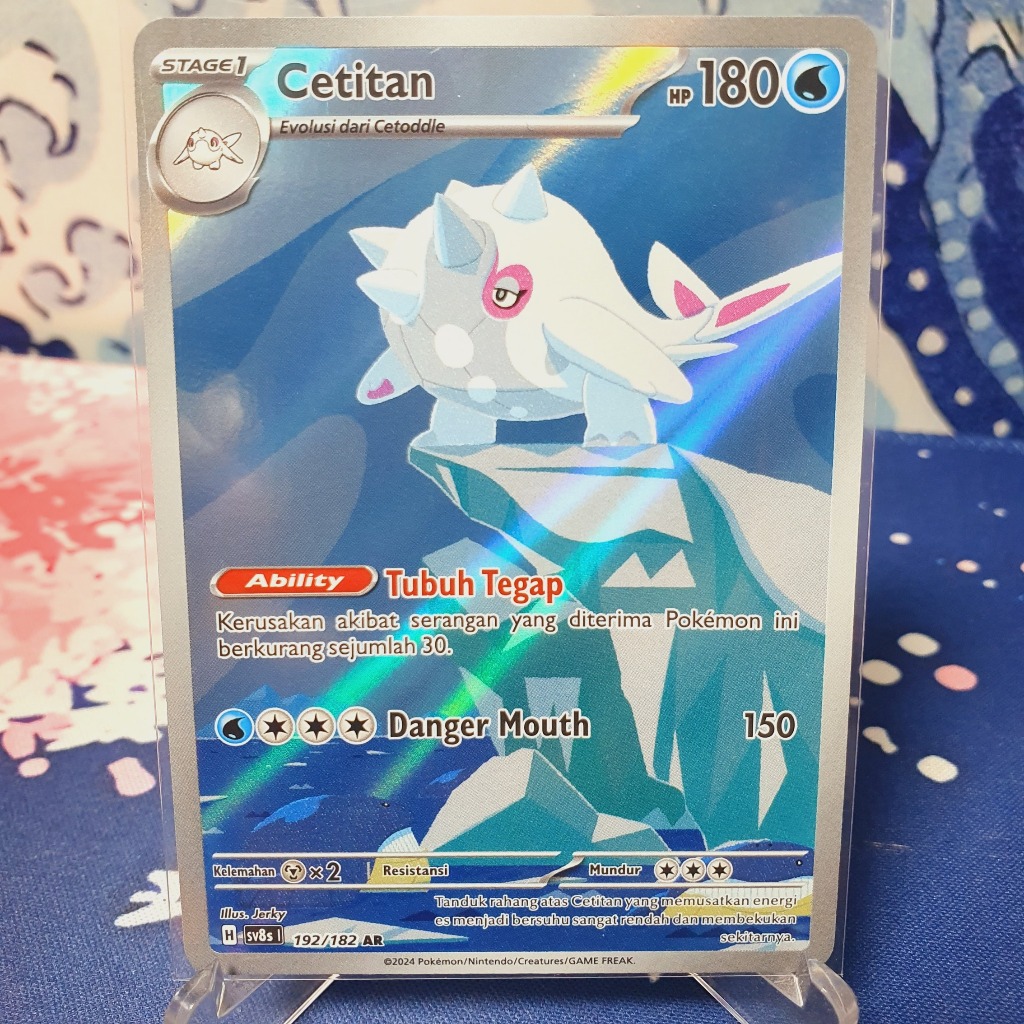 Jual Cetitan AR sv8s 192/182 Pokemon TCG Indonesia Kilat Rasi | Shopee ...