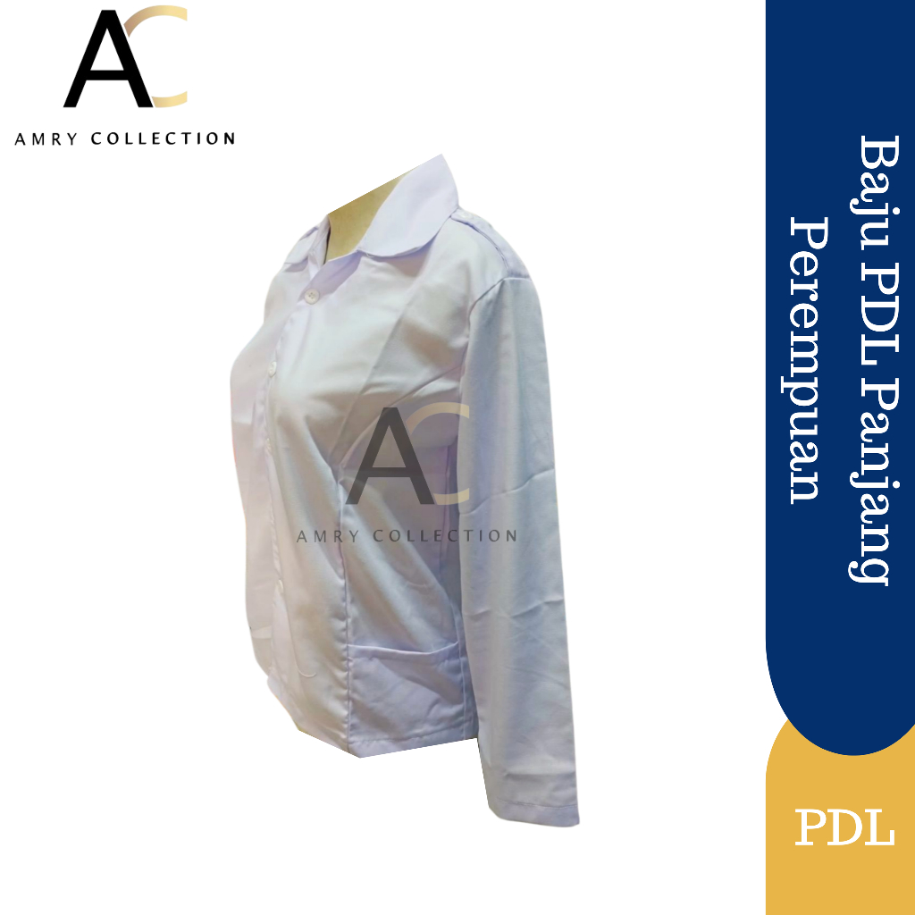 Jual Baju PDL Pakaian Kerja Lapangan Perempuan PDH Kemeja Putih PMR ...