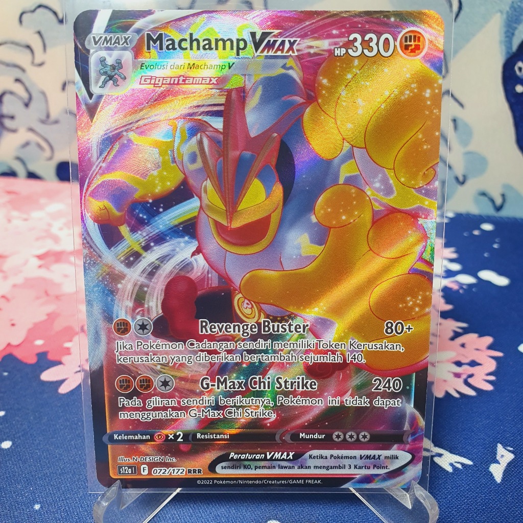 Jual Machamp VMAX RRR s10D 072/172 Pokemon TCG Indonesia VSTAR Semesta ...