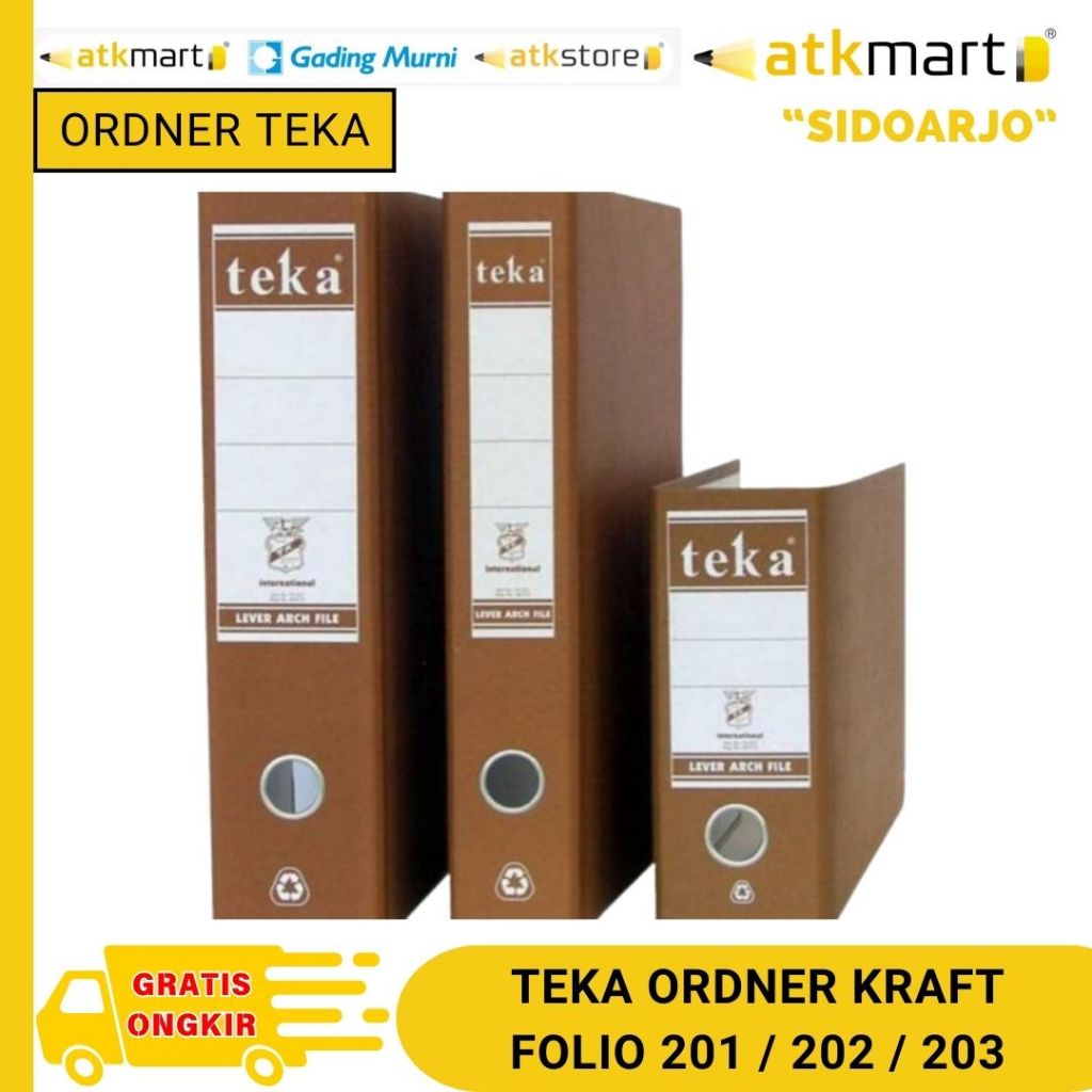 Jual TEKA ORDNER KRAFT ODNER FOLIO 201 / ODNER KWITANSI 202 / ODNER ...