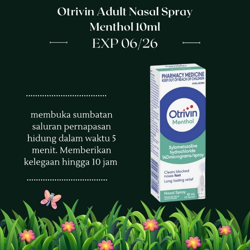 Jual Otrivin Nasal Spray Menthol 10mL | Shopee Indonesia