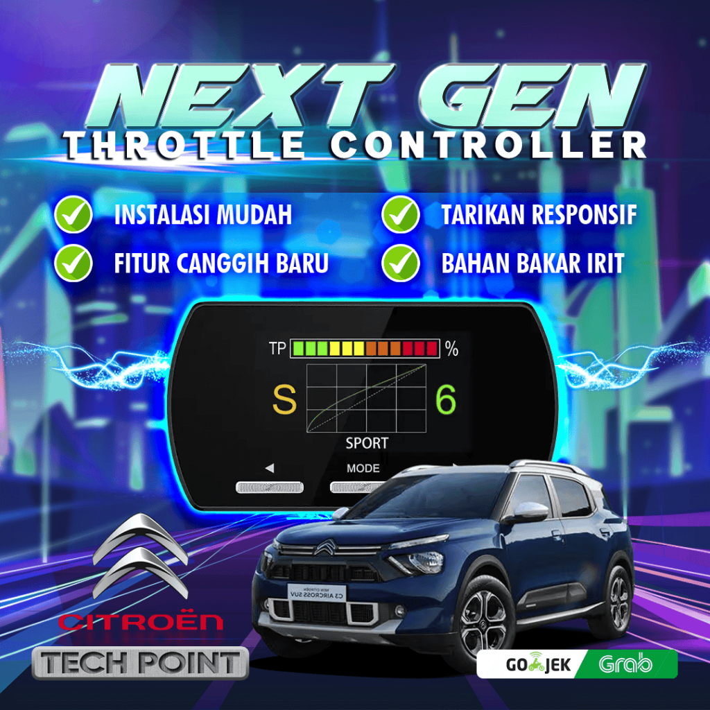 Jual 9 Drive All New Citroen C3 Aircross SUV Piggyback Throttle Controller Next Gen ECU Remap ...