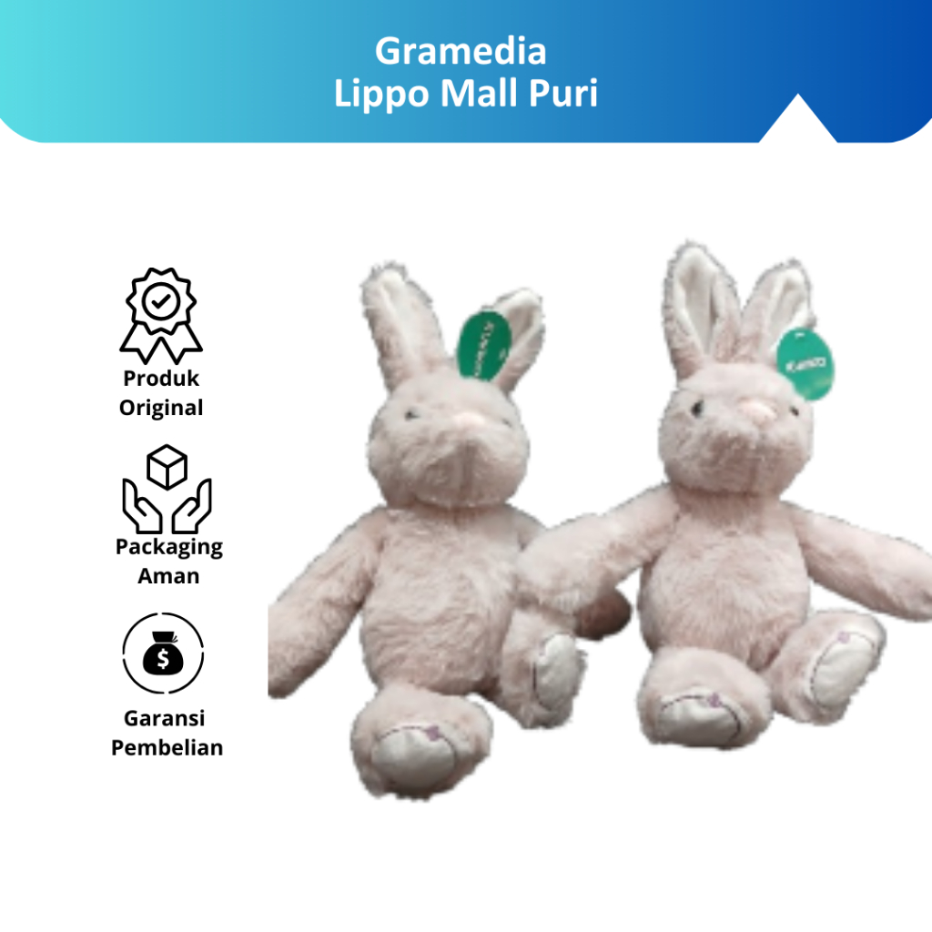 Jual Gramedia Lippo Mall Puri - Kukiko Plush Rabbit 20cm KKKPI-4Z ...