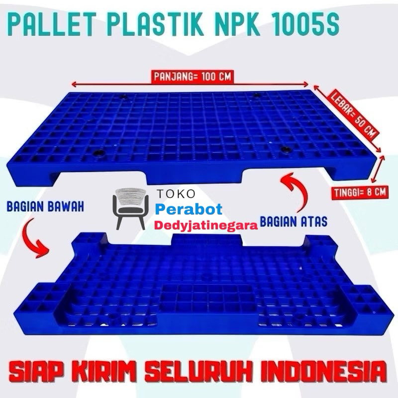 Jual Palet Plastik 100 x 50 x 8 Cm / Tatakan Barang Serbaguna | Shopee Indonesia