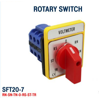 Jual Fort Saklar Putar Seri SFT-22 SFT20-7 / SELECTOR SWITCH VOLTMETER ...