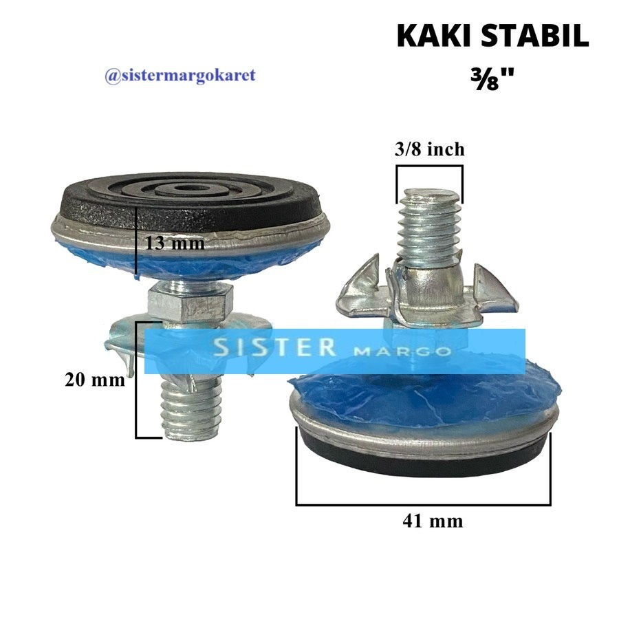 Jual Kaki Mini Stabil Adjustable Feet Levelling D41 - 3/8 inchi + Mur ...