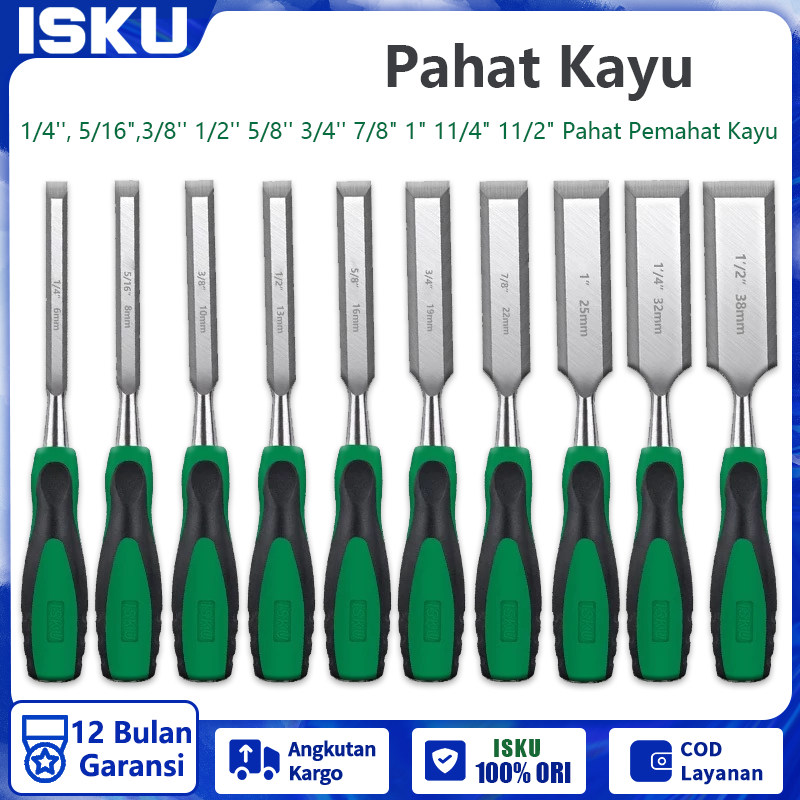 Jual ISKU Pahat Kayu Pahat Pemahat Kayu Tatah Kayu Alat Wood Chisel ...