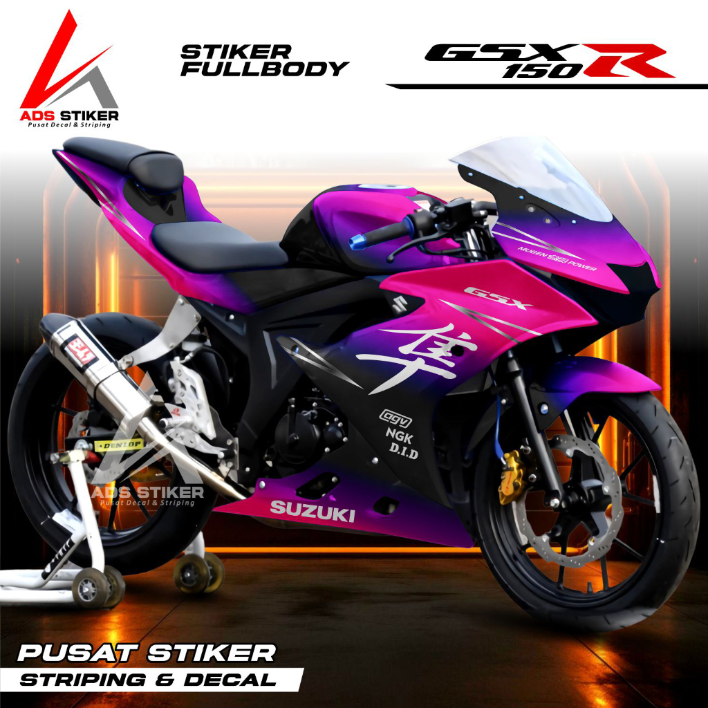 Jual Decal Gsx R150 Full Body Stiker Gsx R150 Full Body Striping Gsx ...