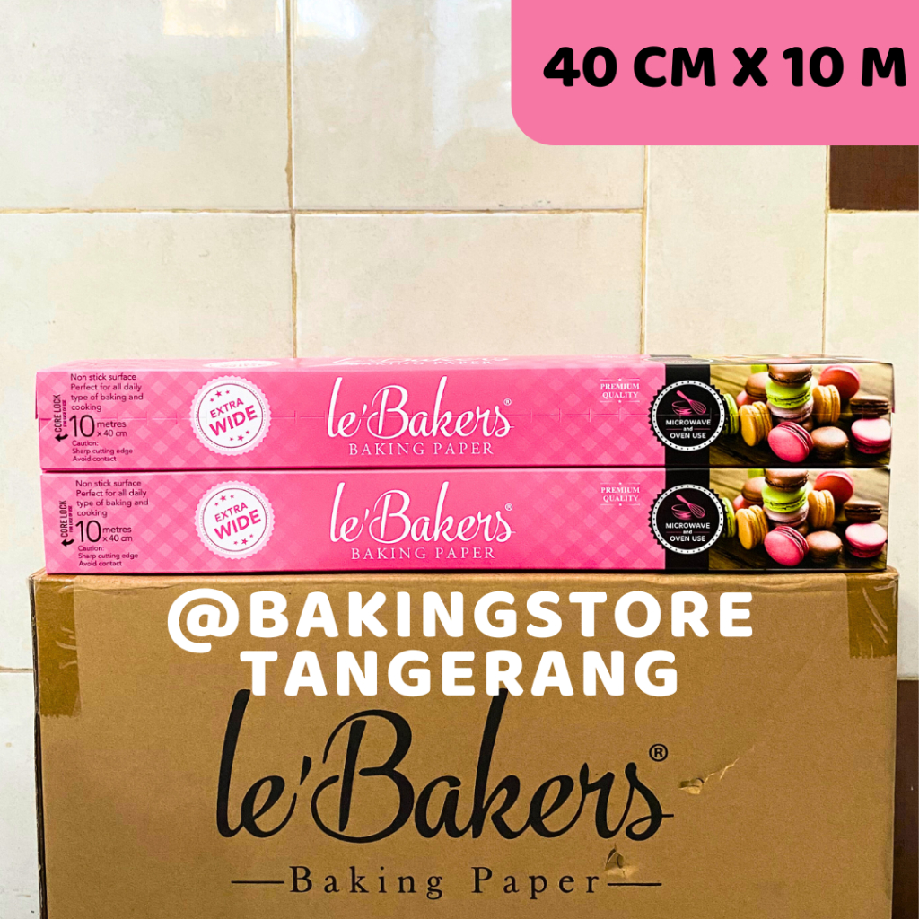 Jual Le Bakers Baking Paper White 40 CM x 10M | Kertas Baking Roti ...