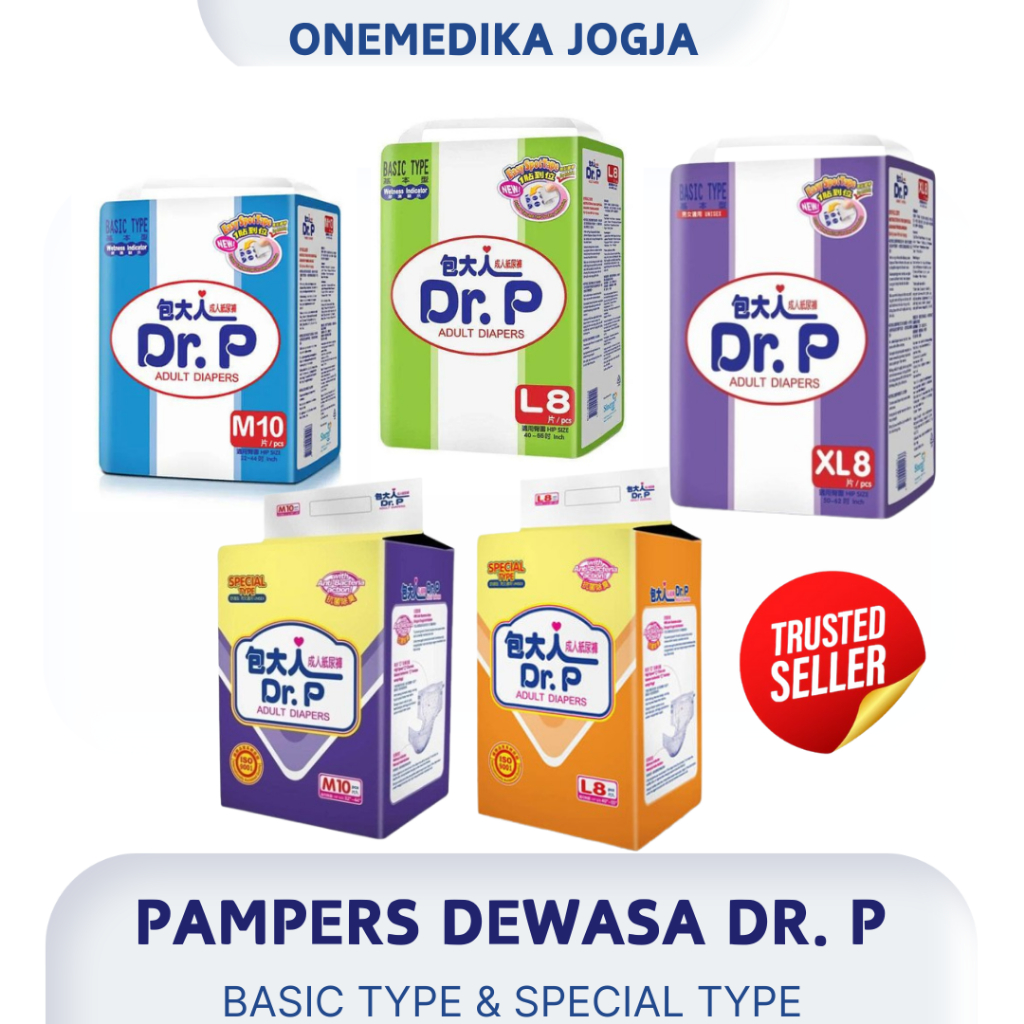 Jual DR. P Popok Dewasa Basic & Special Type / Pampers Dewasa / Popok ...