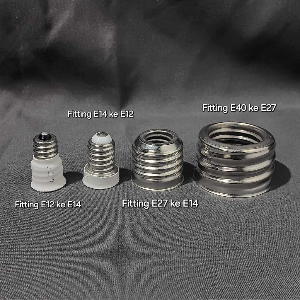 Jual Converter Lampu Fitting E40 ke E27/E27 ke E14/E14 ke E12/E12 ke E14 | Shopee Indonesia