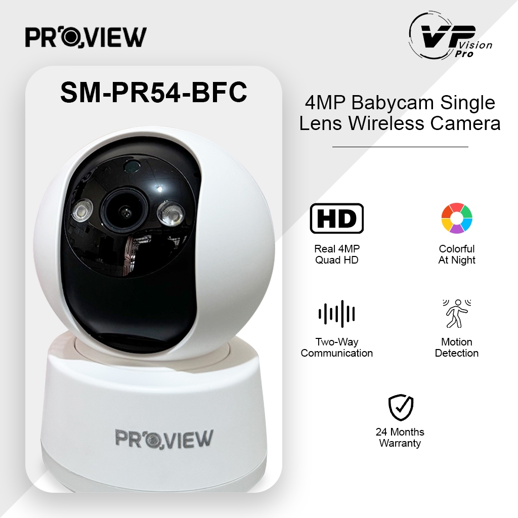Jual PROVIEW SM-PR54-BFC 4MP PAN/TILT WI-FI IP CAMERA | Shopee Indonesia