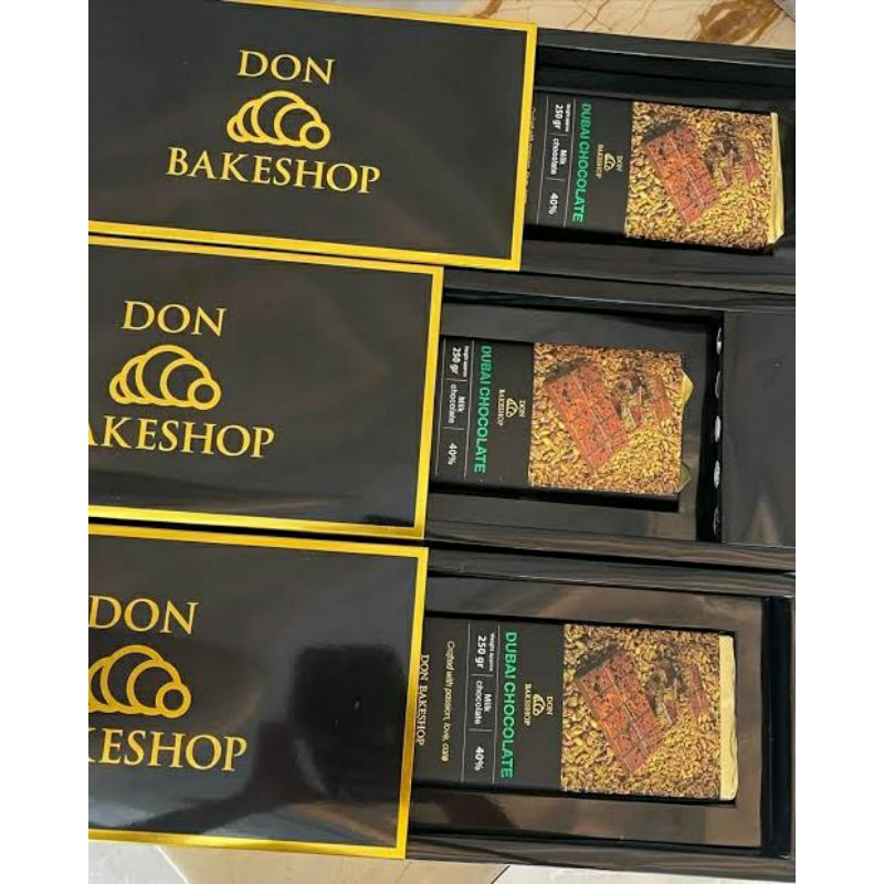 Jual Coklat Dubai Don Bakeshop Pistaschio 250gr | Shopee Indonesia