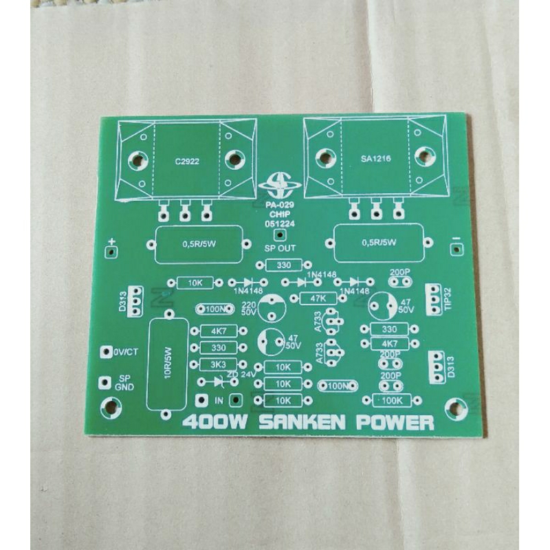 Jual PCB POWER DRIVER SANKEN 400 W MONO SAFARI | Shopee Indonesia