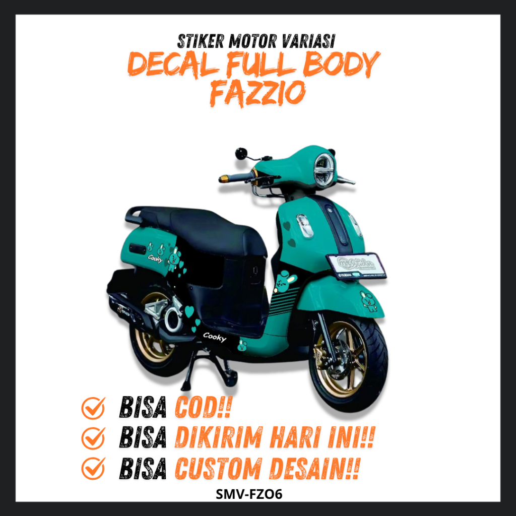 Jual DECAL FAZZIO FULL BODY - STIKER MOTOR FAZIO FULL BODY STRIPING ...