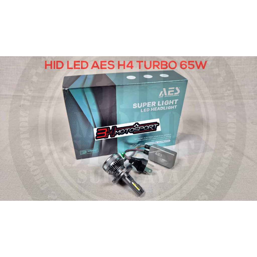 Jual HID LED AES H4 TURBO 65W (1 PCS) | Shopee Indonesia